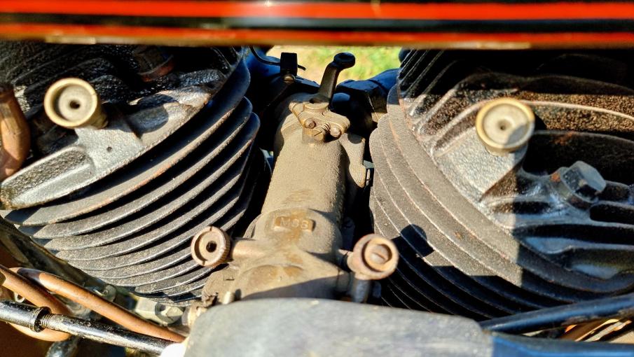 Ultra-rare 1936 Harley Davidson VH 80Ci 1340 with reverse only 305 ...
