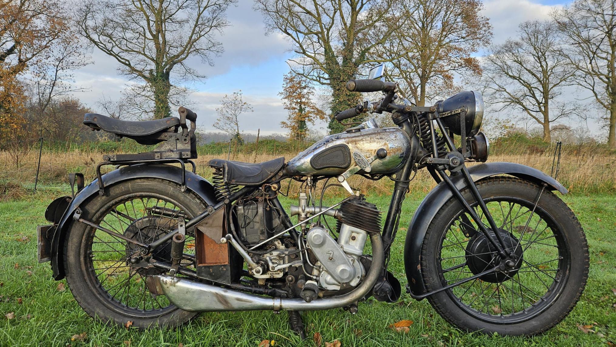 Raleigh MA31 500cc sv 1931 with superb patina | Dutch Lion Motorbikes