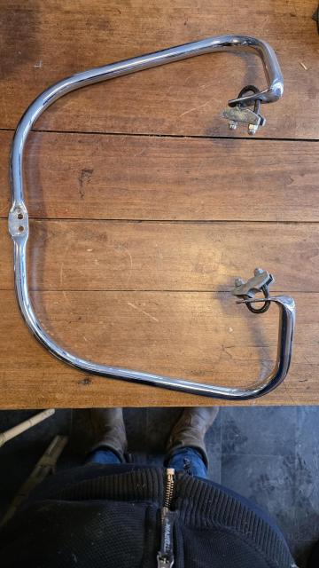 Harley Davidson Wla,Wlc,Wl, Rear Crashbar | Dutch Lion Motorbikes