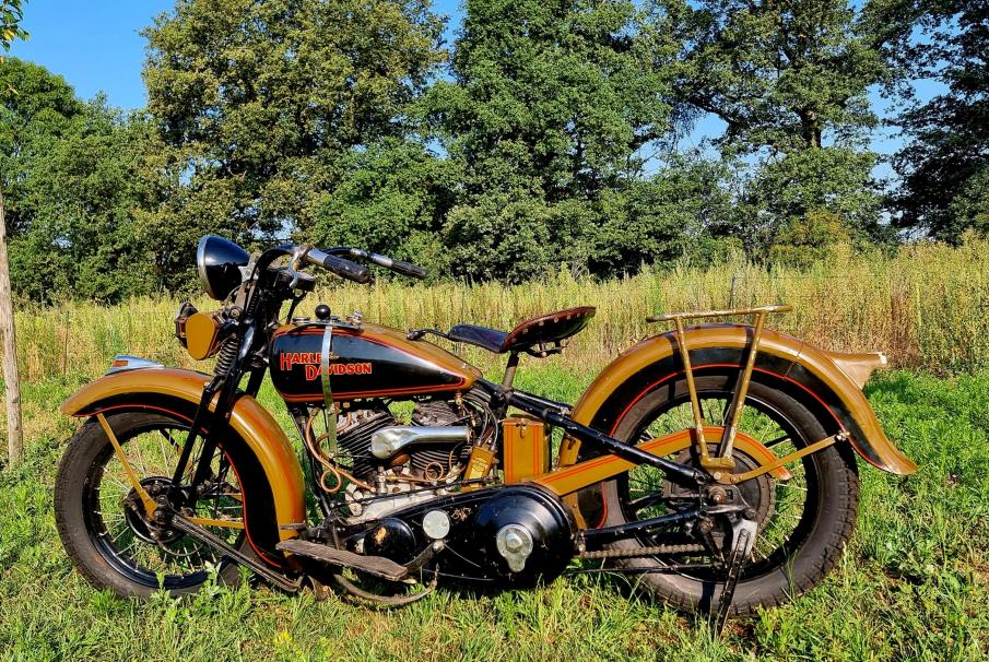 Ultra-rare 1936 Harley Davidson VH 80Ci 1340 with reverse only 305 ...