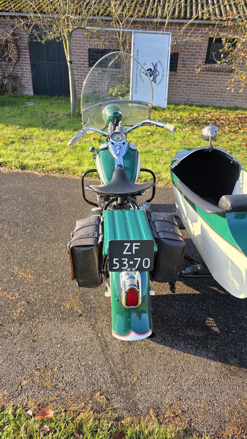 Harley WLA 750cc 1942 with sidecar in fully restored comdition | Dutch ...