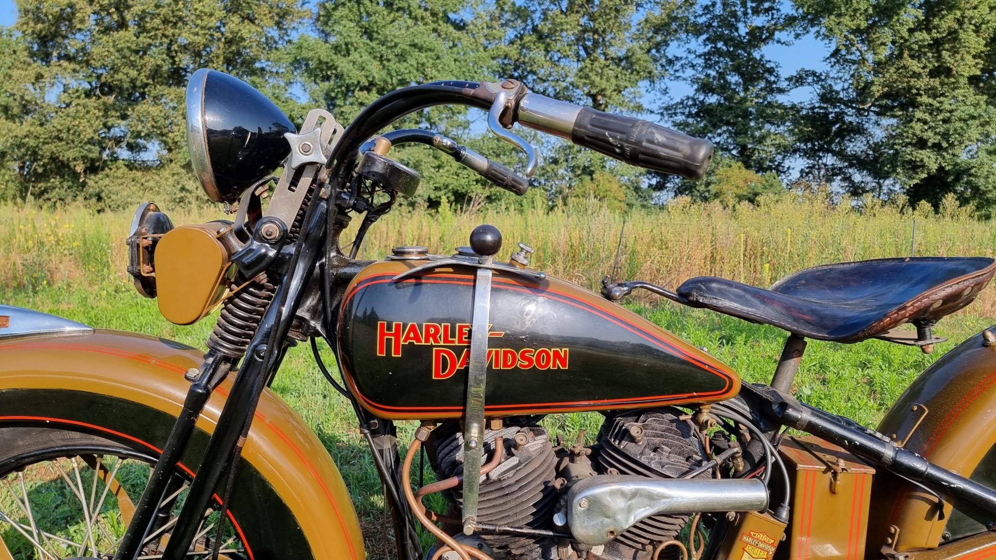 Ultra-rare 1936 Harley Davidson VH 80Ci 1340 with reverse only 305 ...
