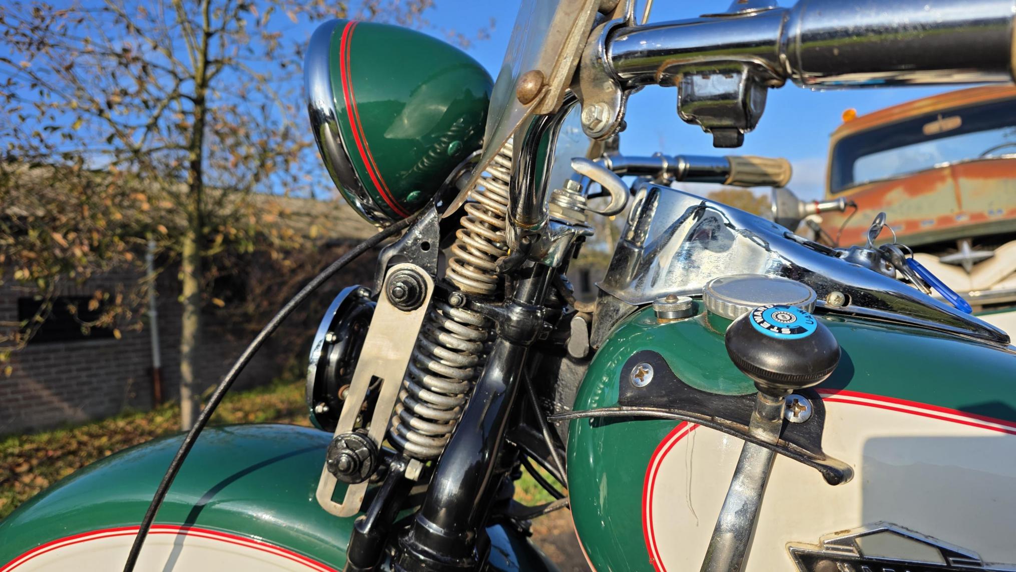 Harley WLA 750cc 1942 with sidecar in fully restored comdition | Dutch ...