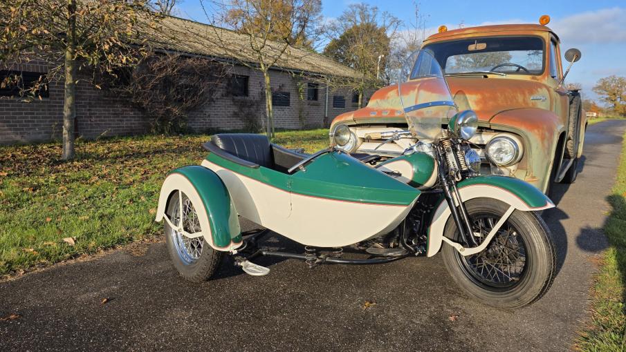 Harley WLA 750cc 1942 with sidecar in fully restored comdition | Dutch ...