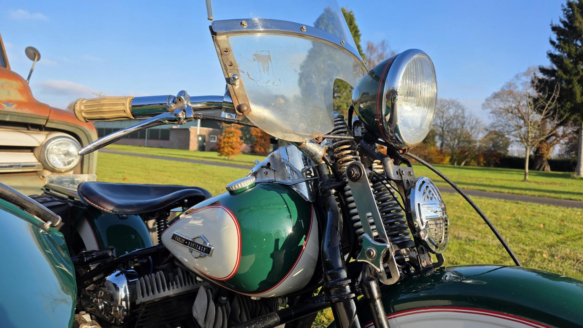 Harley WLA 750cc 1942 with sidecar in fully restored comdition | Dutch ...