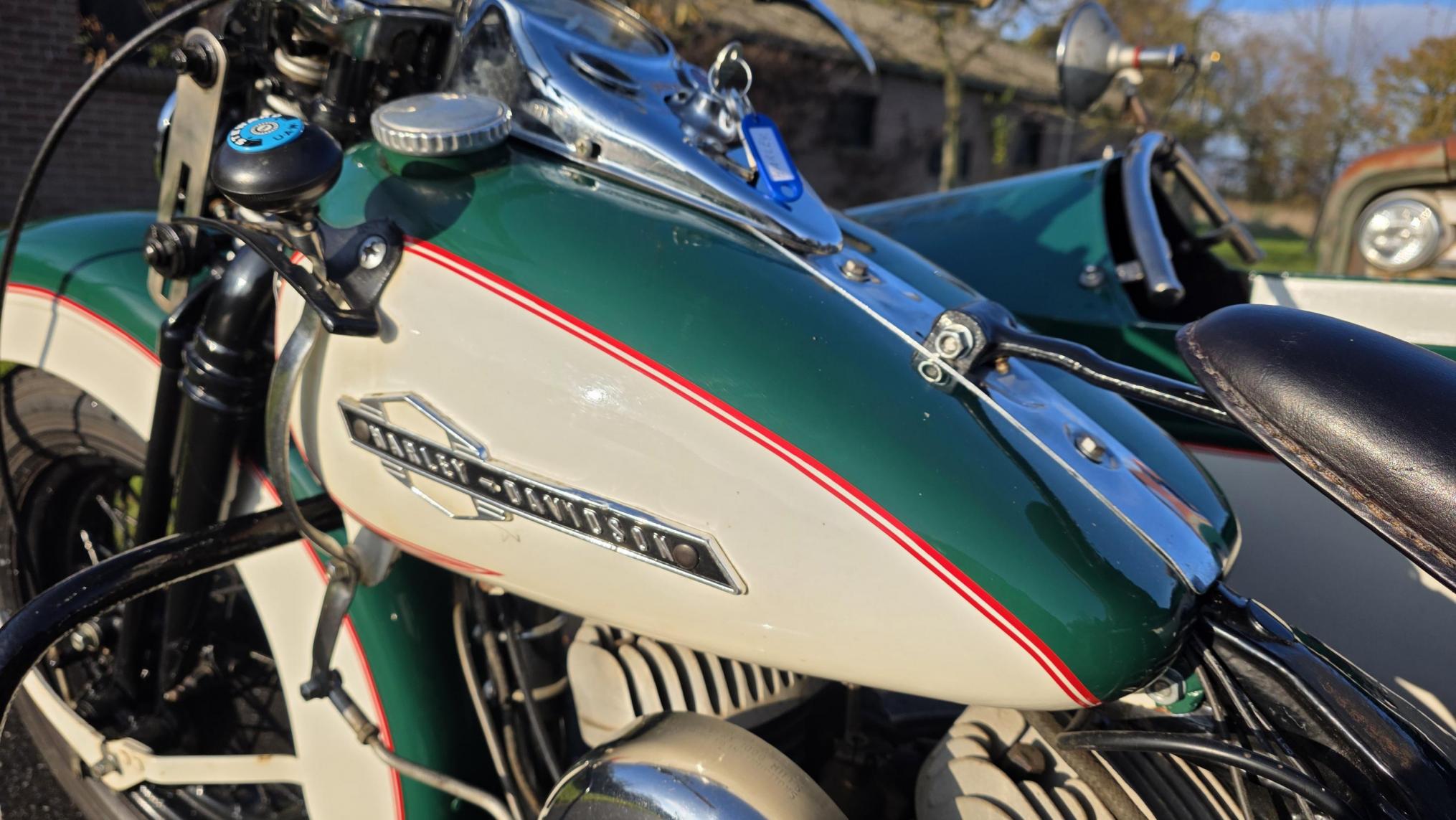 Harley WLA 750cc 1942 with sidecar in fully restored comdition | Dutch ...