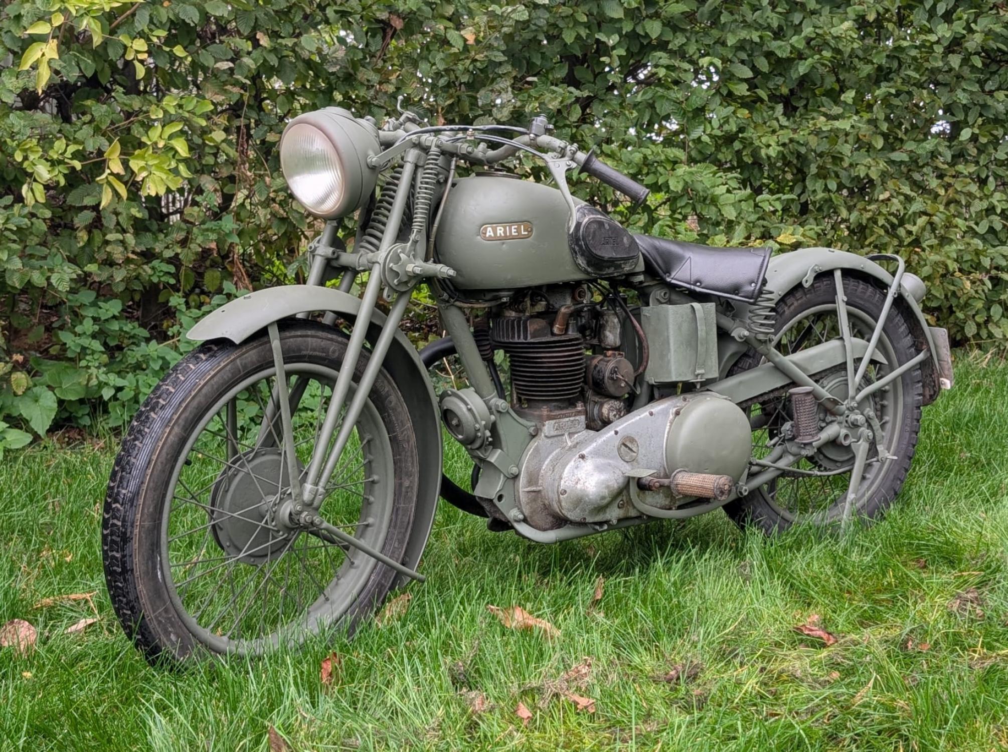 Ariel WNG 350cc ohv 1945 ex Wo2 great winterproject | Dutch Lion Motorbikes