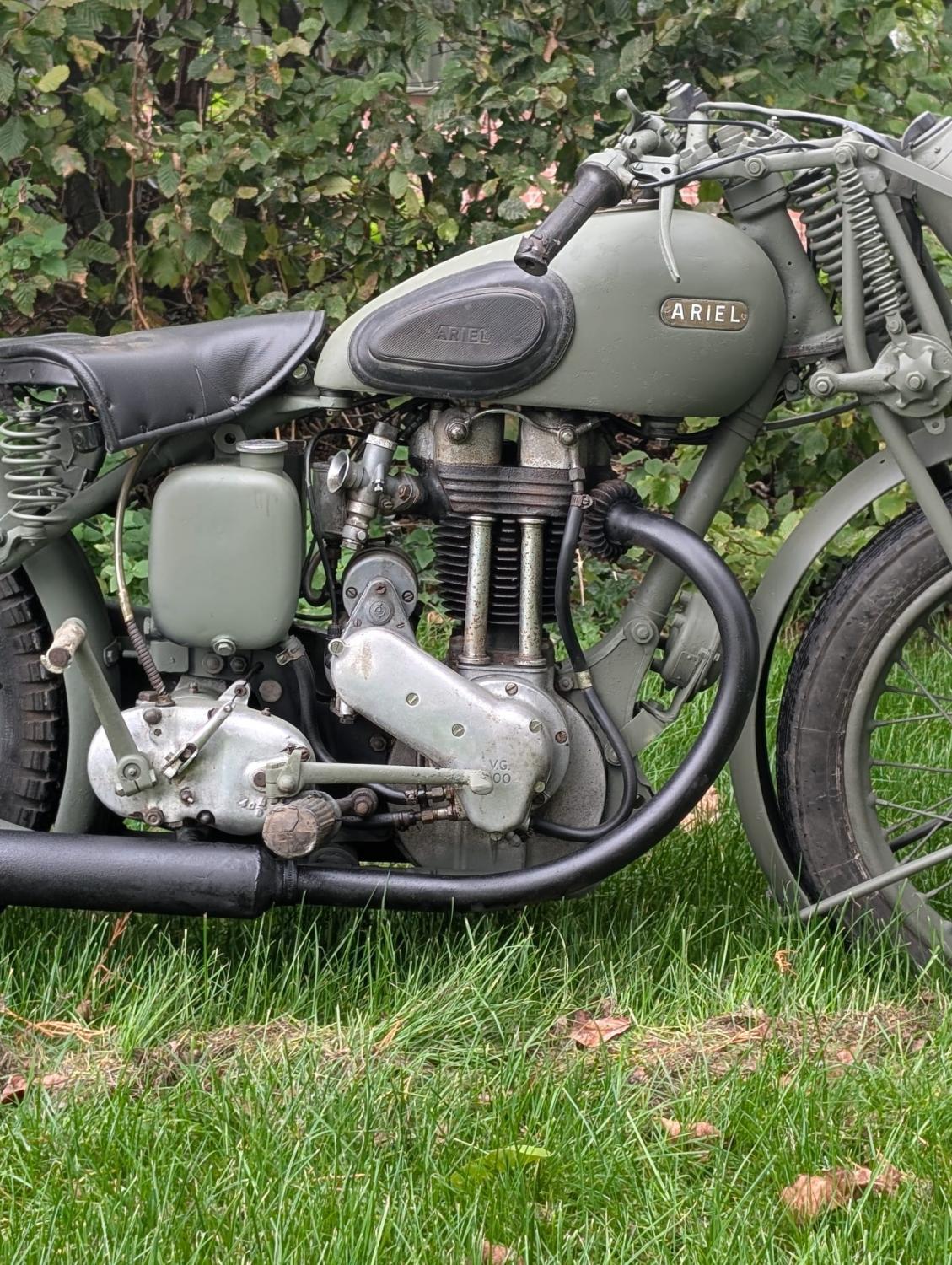 Ariel WNG 350cc ohv 1945 ex Wo2 great winterproject | Dutch Lion Motorbikes