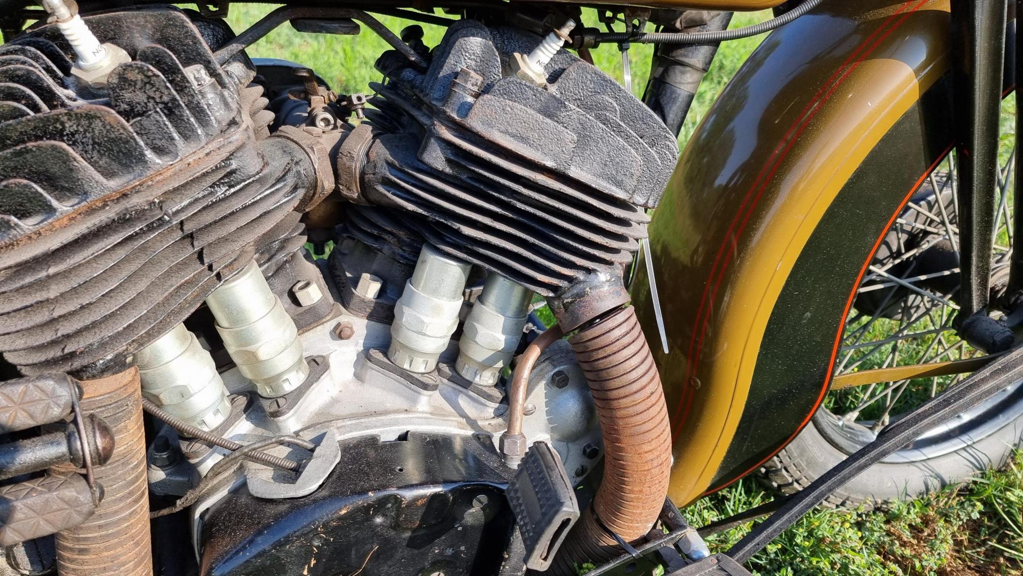 Ultra-rare 1936 Harley Davidson VH 80Ci 1340 with reverse only 305 ...