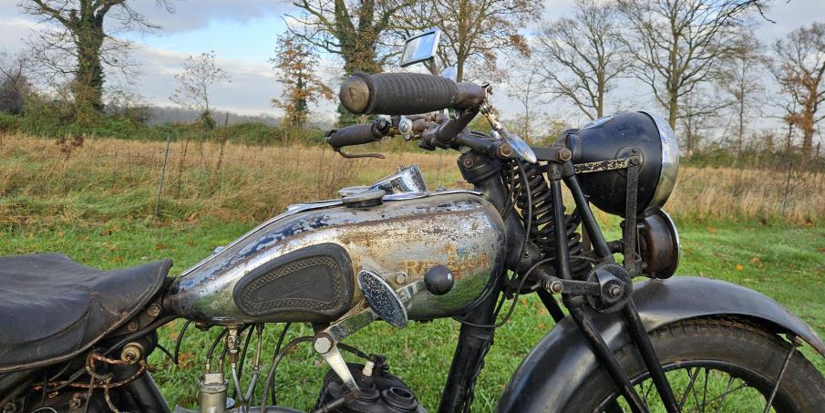 Raleigh MA31 500cc sv 1931 with superb patina | Dutch Lion Motorbikes